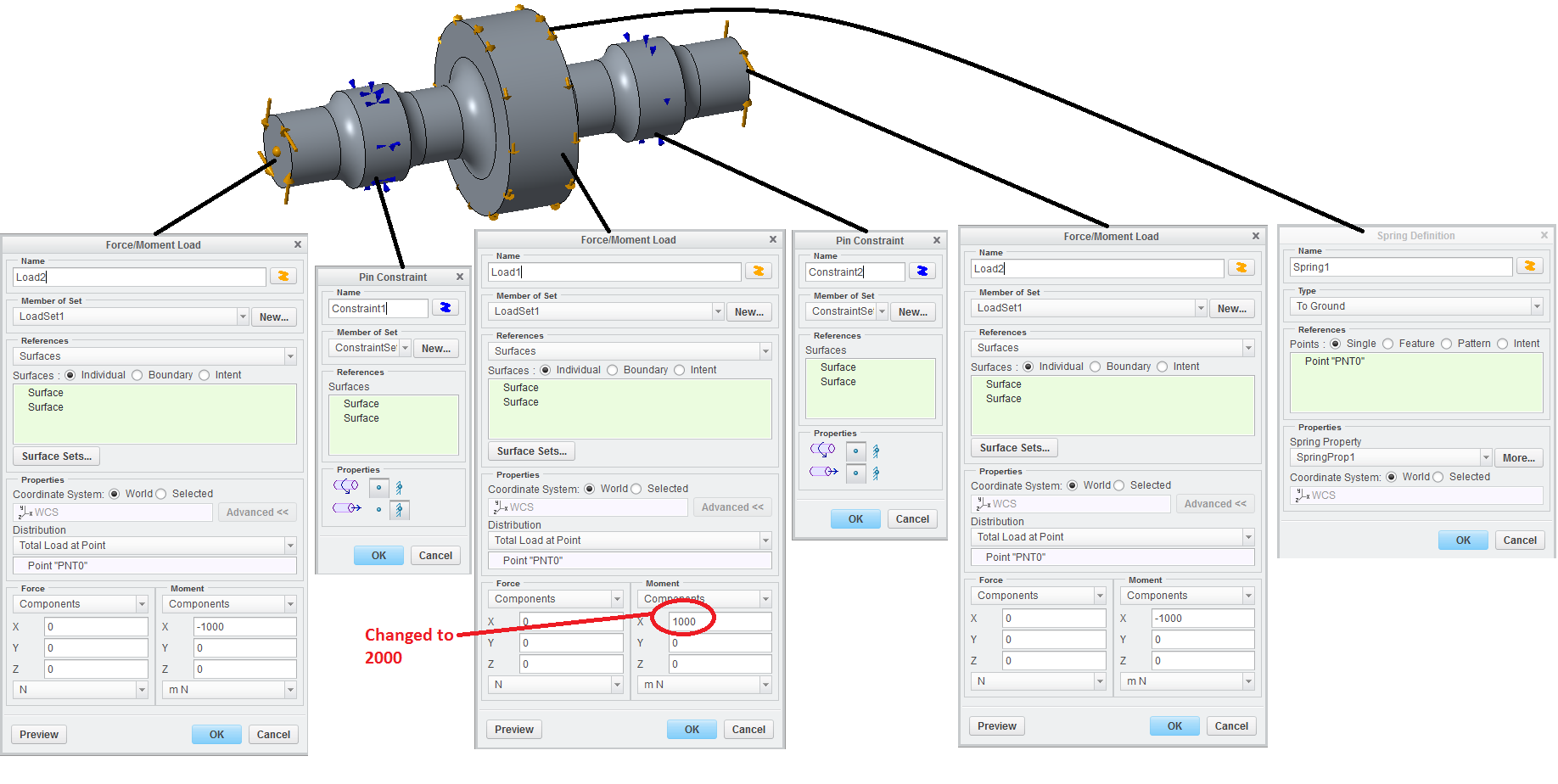 Solved: Shaft FEA simulation torque and constraints - PTC Community